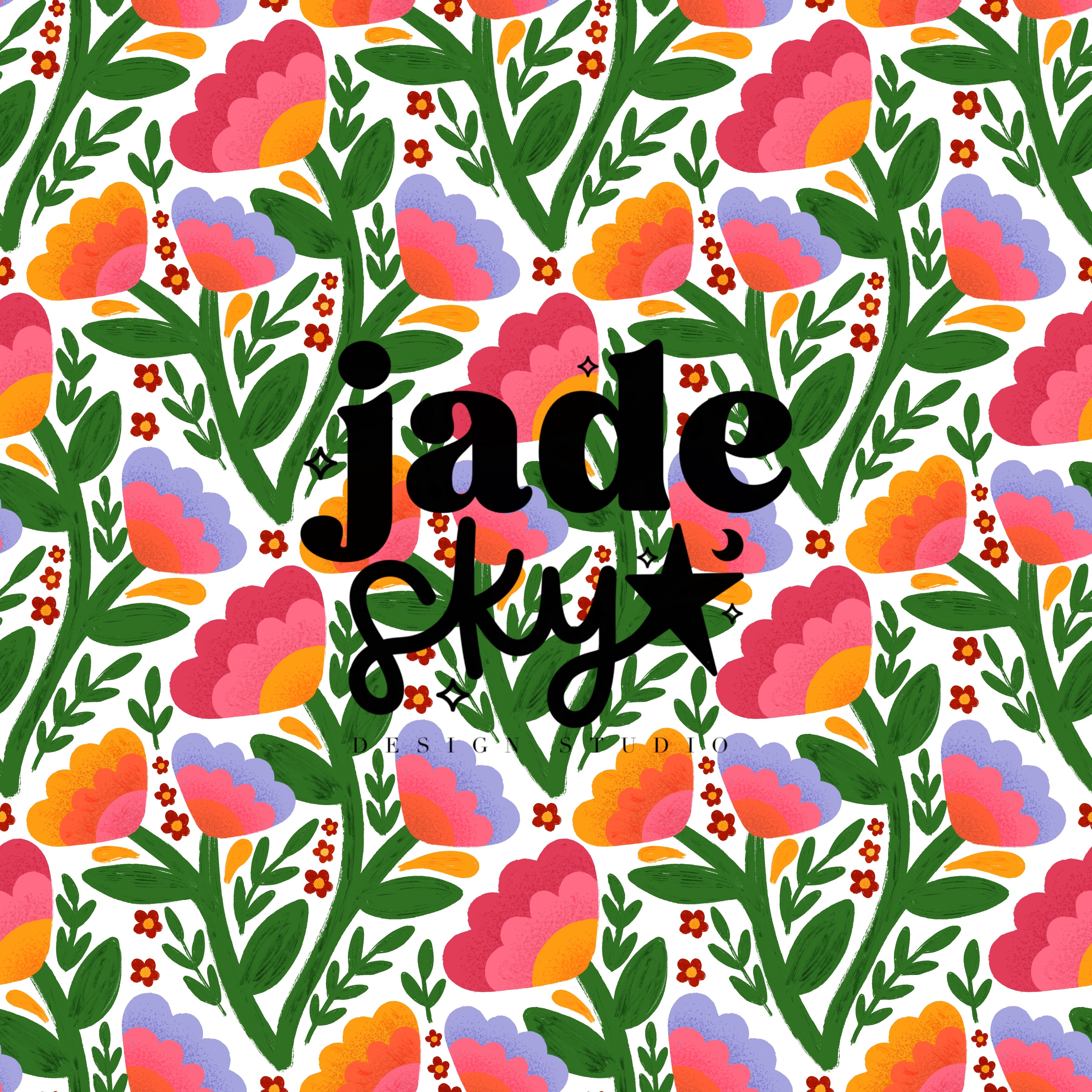 Bold Floral – Jade Sky Design Studio